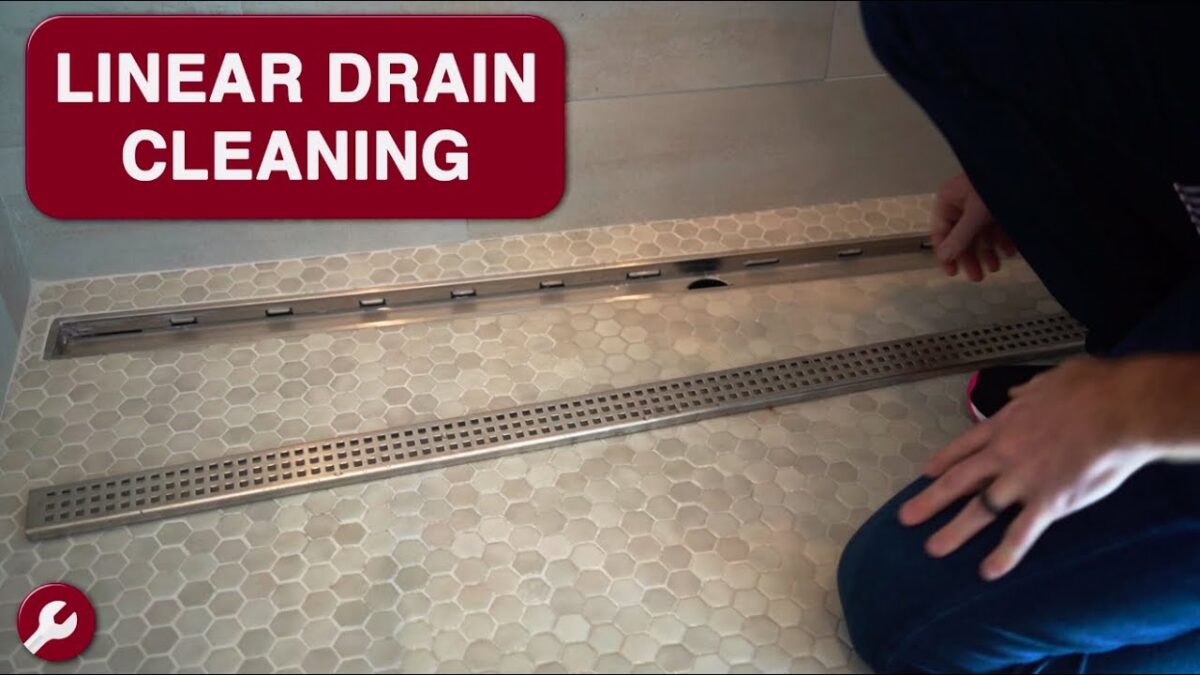 How to Clean a Linear Drain | Red Tree Builders